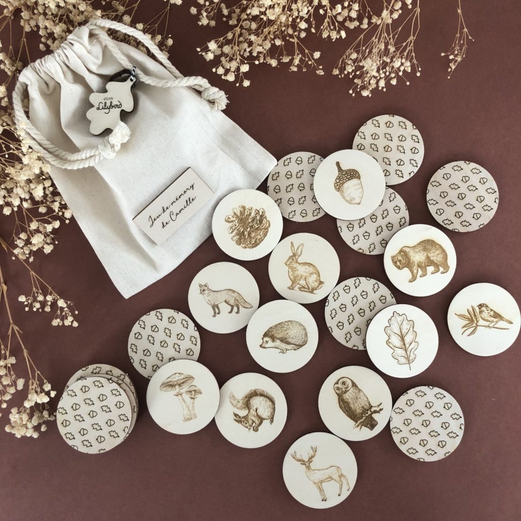 Jeu de memory Animaux de la forêt - Univers21